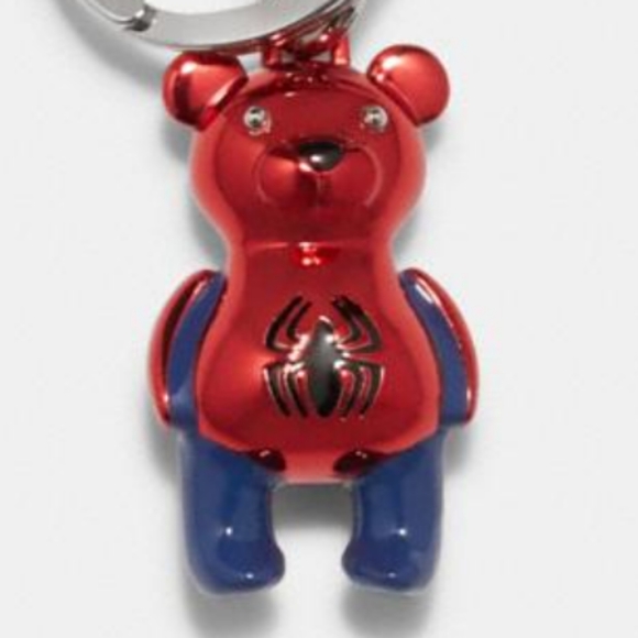 Coach | Accessories | Coach Marvel Spiderman Bear Bag Charm | Poshmark
